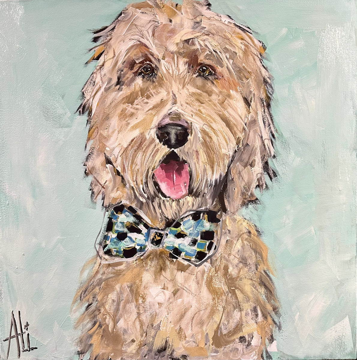 Dapper Doodle Original Painting by Ali Leja Art – alilejaart