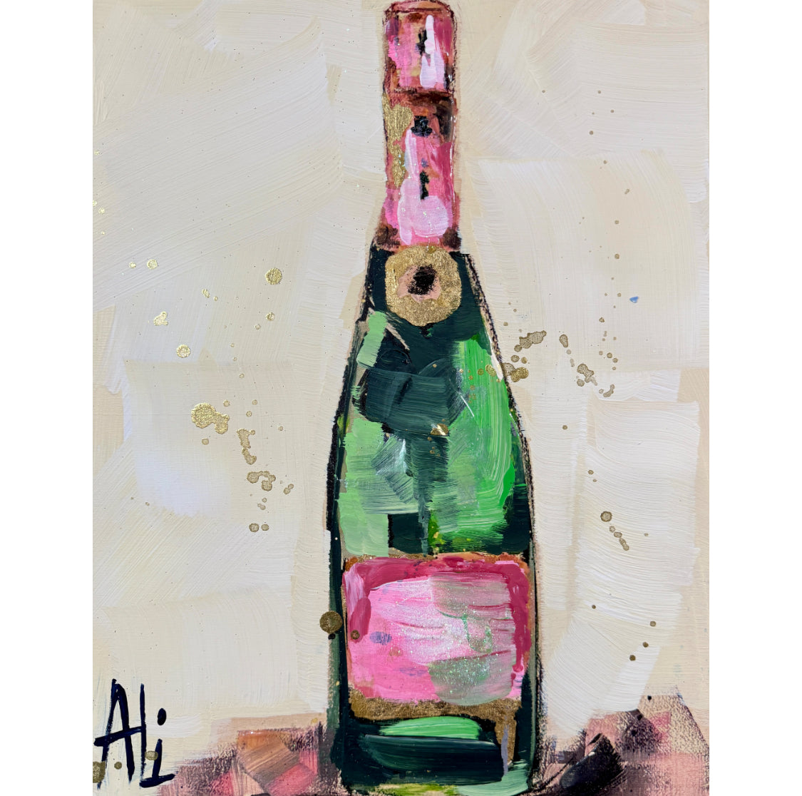 Pop And Fizz Original Painting by Ali Leja Art – alilejaart
