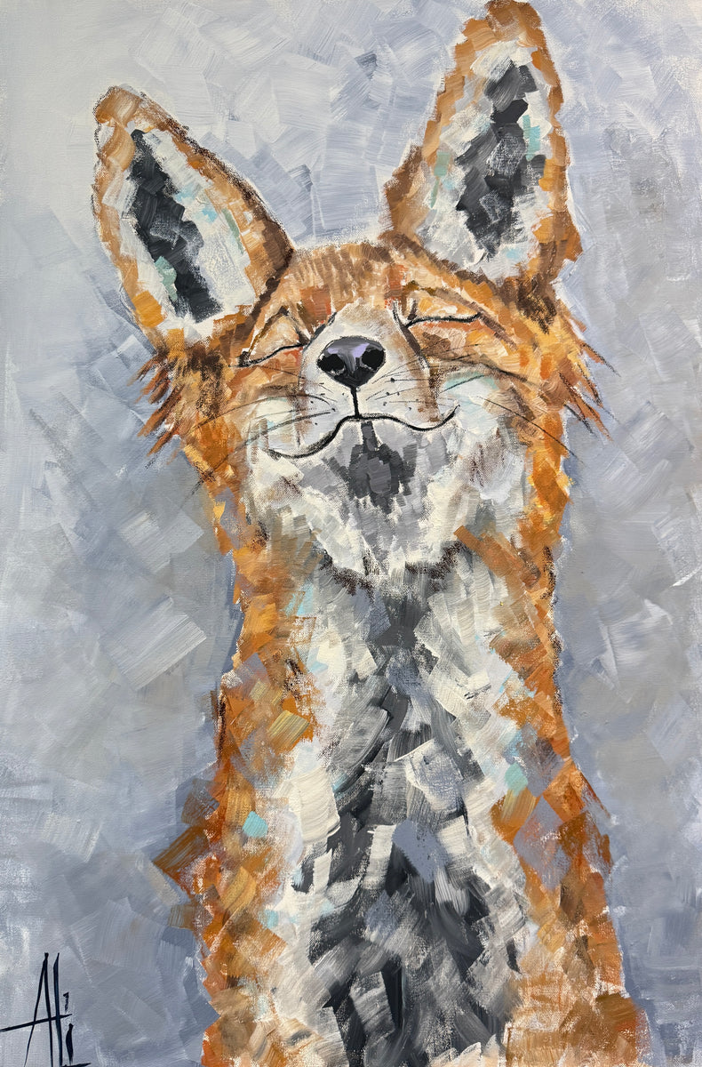 Foxy And You Know It Original by Ali Leja Art – alilejaart