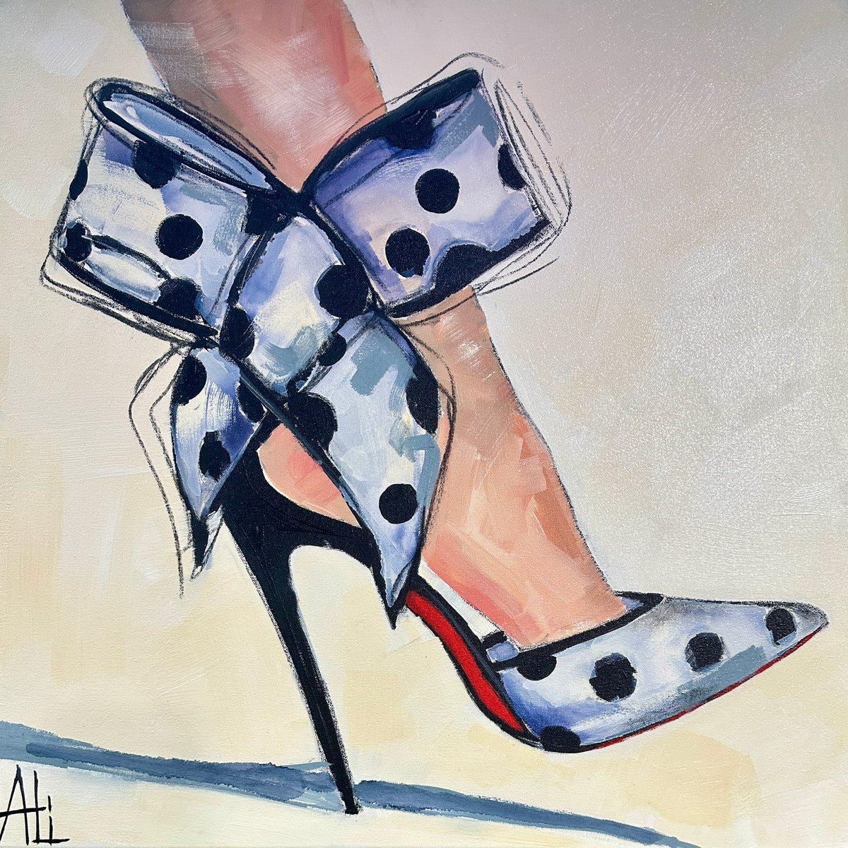 If The Shoe Fits Original Painting by Ali Leja Art – alilejaart