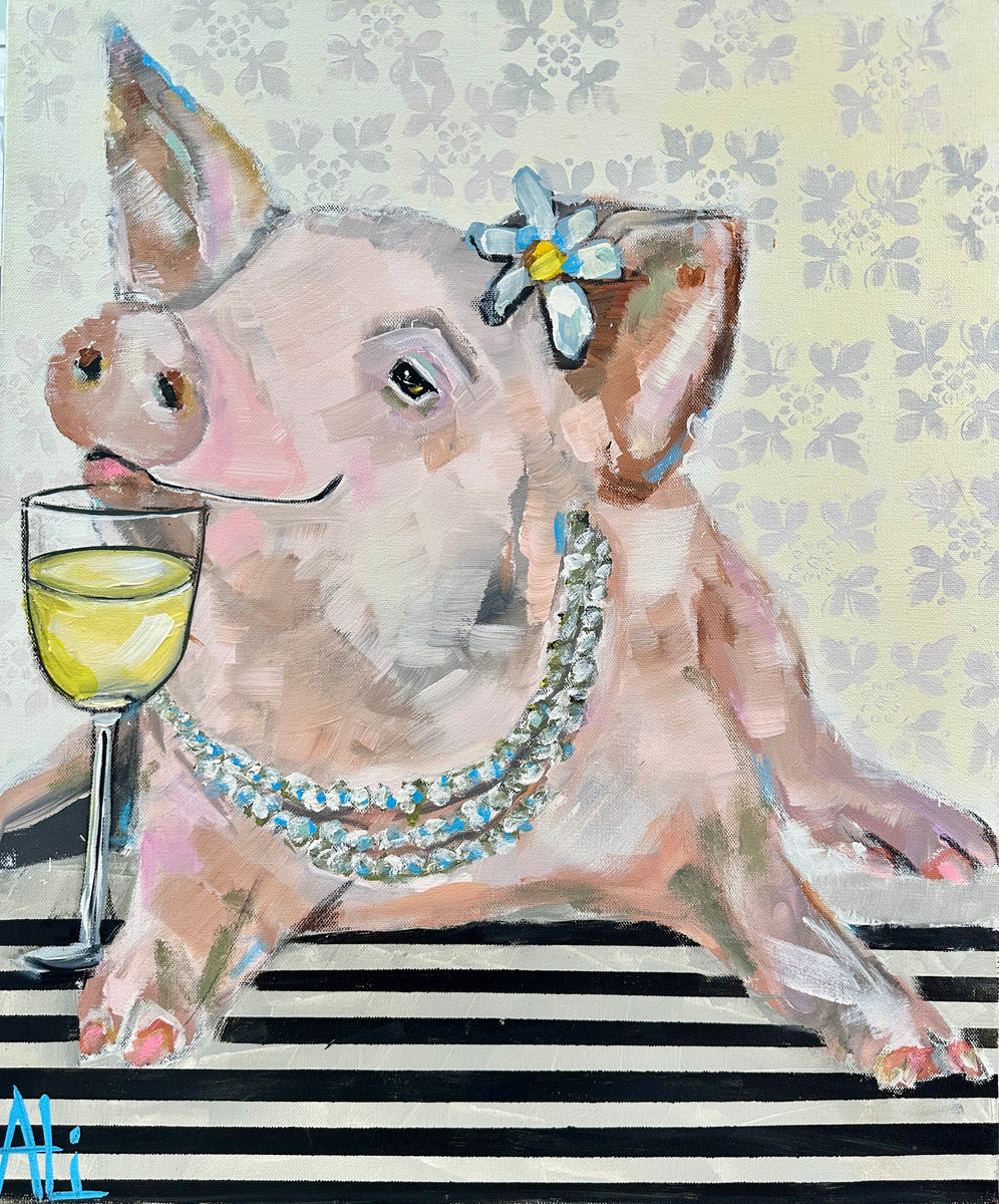 Buck's Babe Original Painting by Ali Leja Art – alilejaart