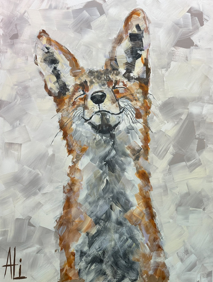 Feeling Foxy Original Painting by Ali Leja Art – alilejaart