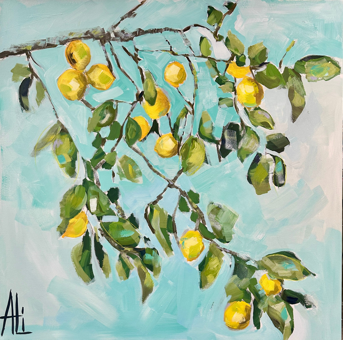 Main Squeeze Original Painting by Ali Leja Art – alilejaart